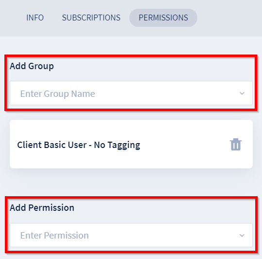 Permissions | Connect | Client