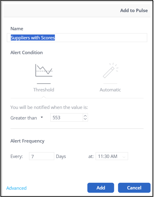 Managing a Pulse | Analytics | Client
