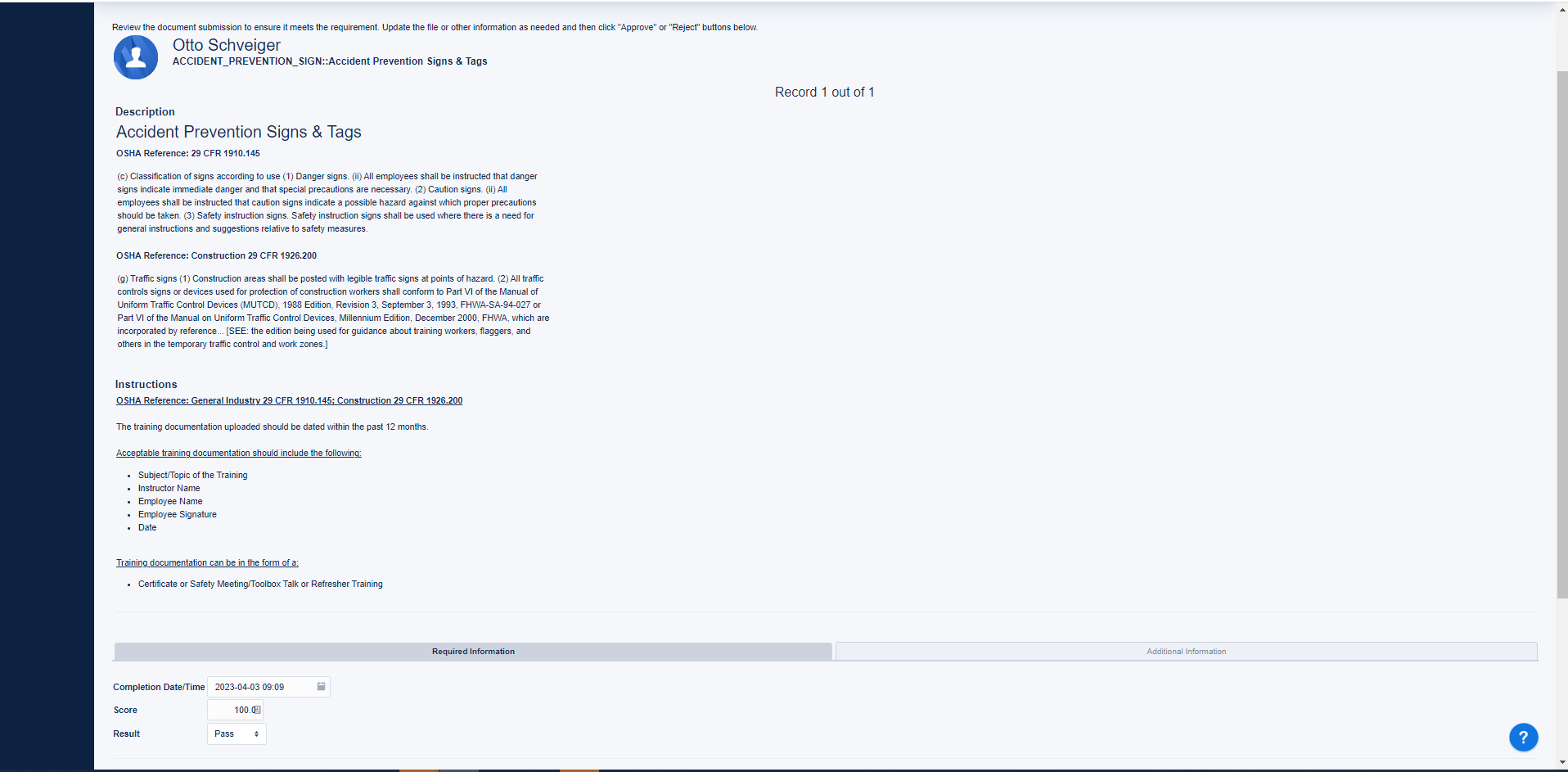 Document Verifications | Worker Management | Client